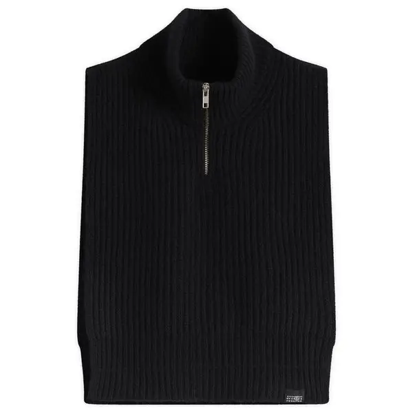 MAISON MARGIELA Wool Sweater Vest - Black