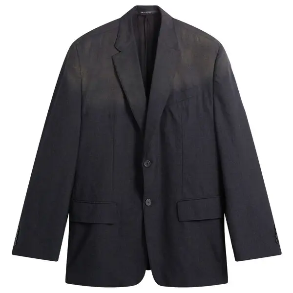Balenciaga Shadow Prince Of Wales Check Blazer - Anthracite
