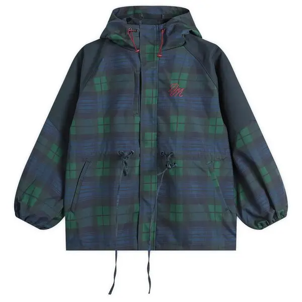 DAMSON MADDER Liu Check Raincoat - Navy