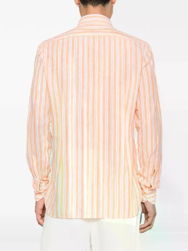 LUIGI BORRELLI Rio Stripe-pattern Shirt