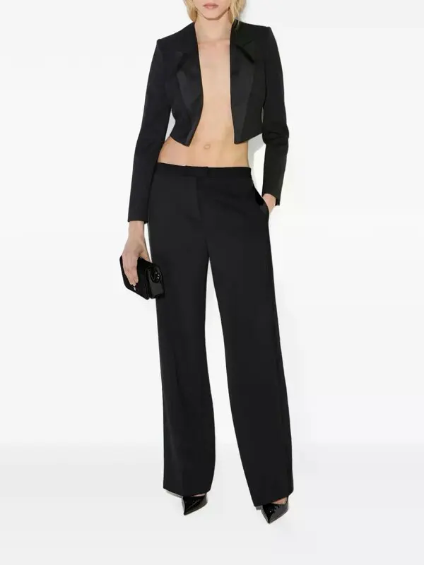 Elisabetta Franchi Gabardine Tuxedo-style Jacket