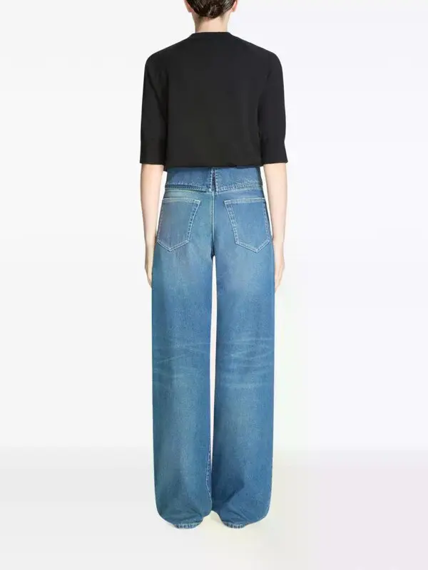 Dries Van Noten Folded Denim Pants