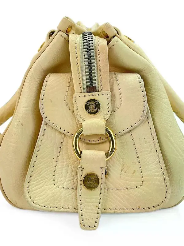 Celine 2000s Whipstitch-trim Shoulder Bag