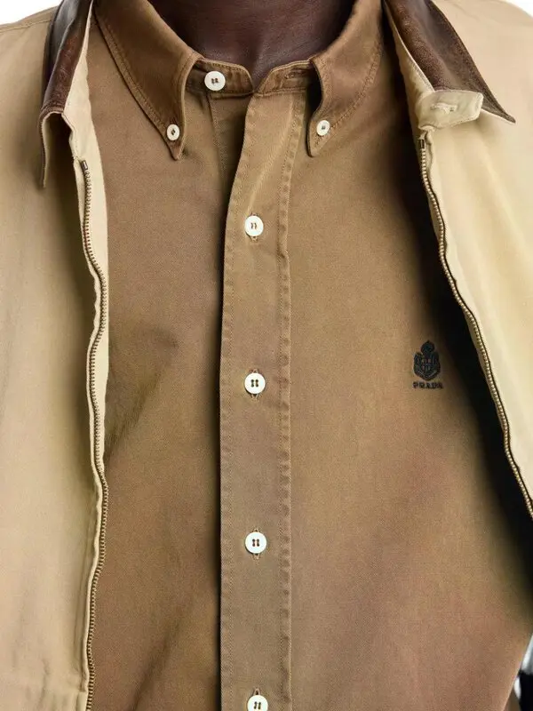 Prada Cotton Shirt - Brown