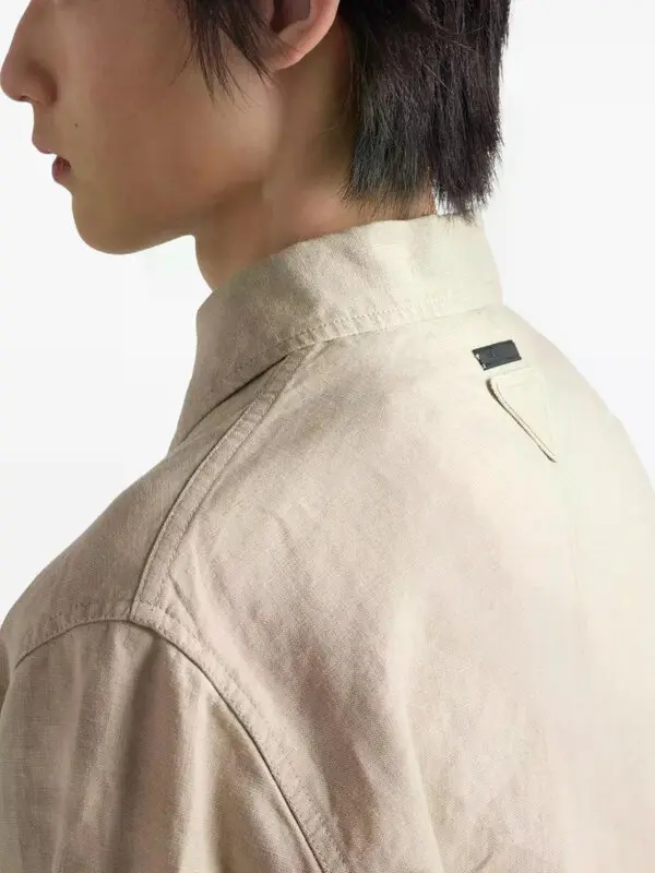 Prada Single-breasted Linen Jacket
