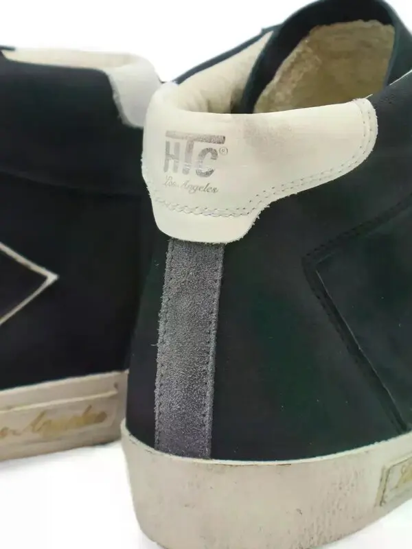 HTC LOS ANGELES Vipers Distressed Leather Sneakers