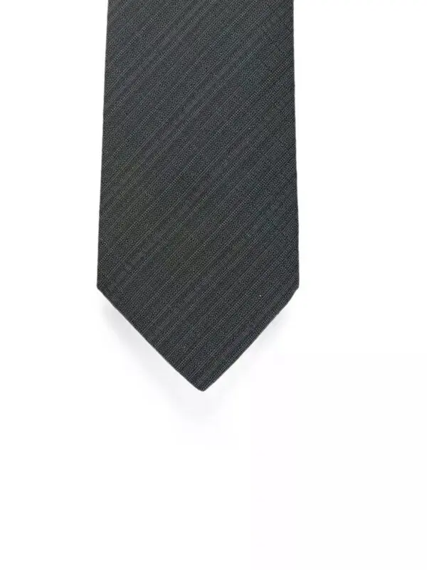 Canali Diagonal-stripe Silk Tie