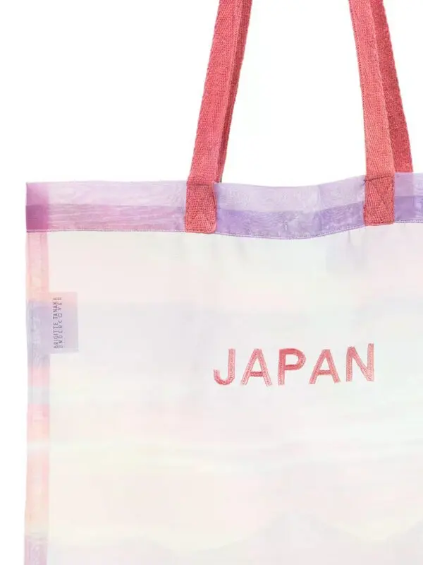 Undercover Graphic-print Sheer Tote Bag - Pink