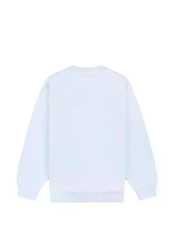 SPORTY & RICH Crystal-embellished Logo Sweatshirt