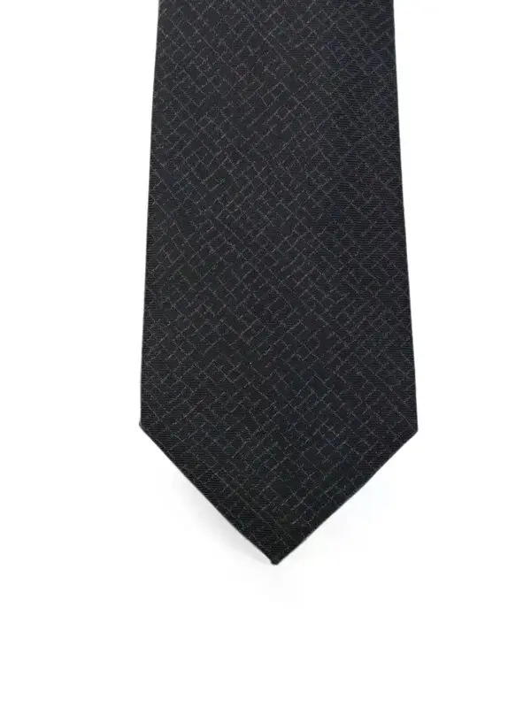 Canali Patterned Silk Tie
