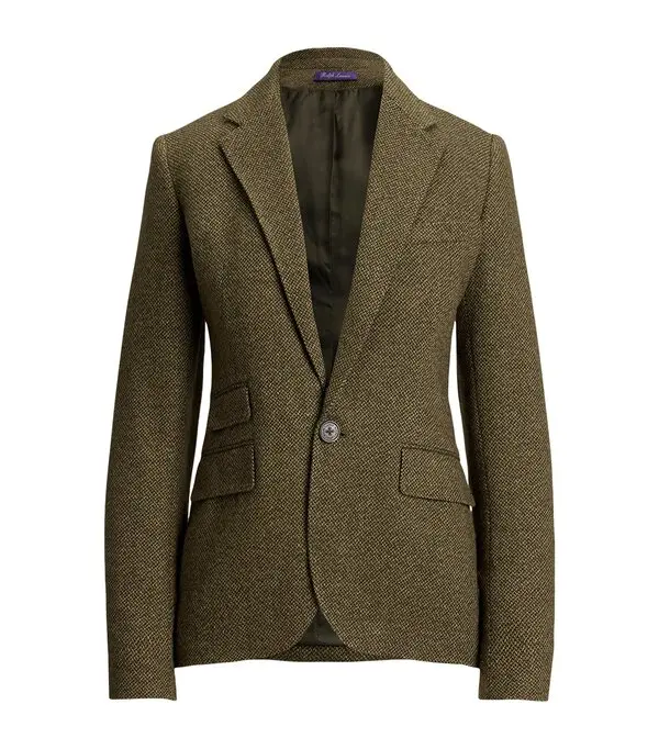 Ralph Lauren Linen-cashmere-silk Twill Parker Blazer - Green