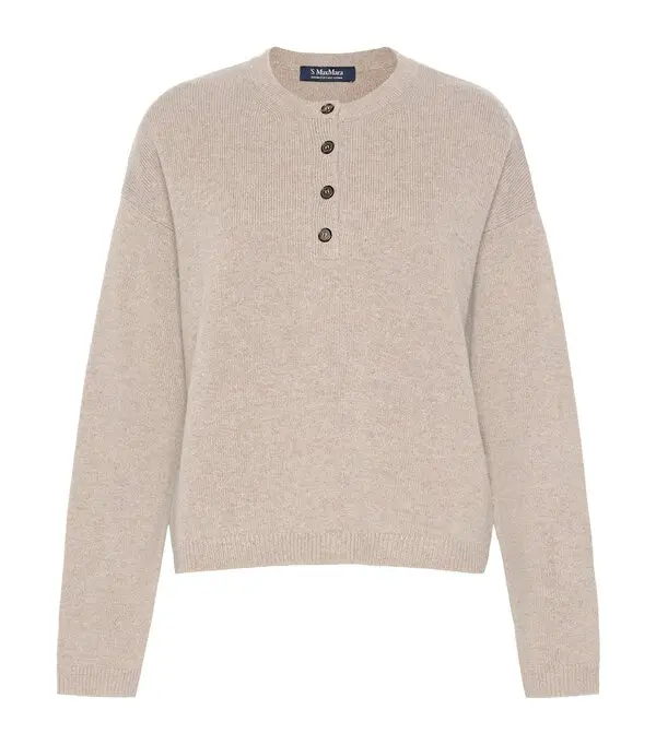 Max Mara Wool-cashmere Sweater - Beige