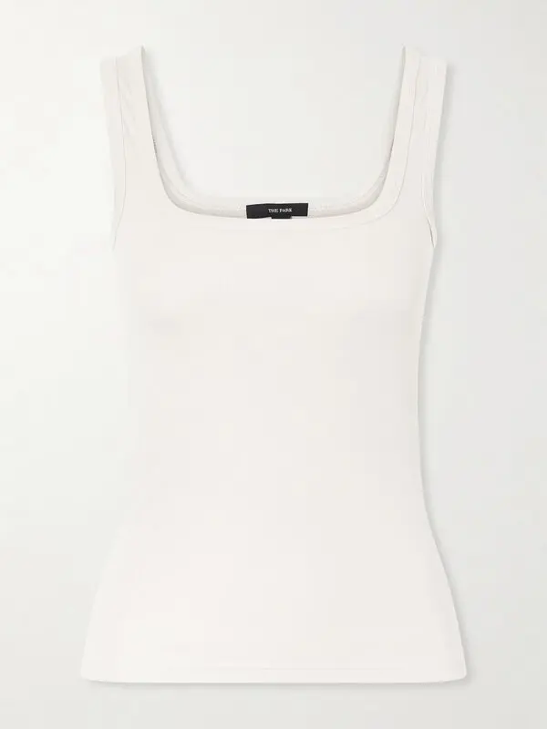 THE PARK Sawyer Cotton Tank - Neutrals