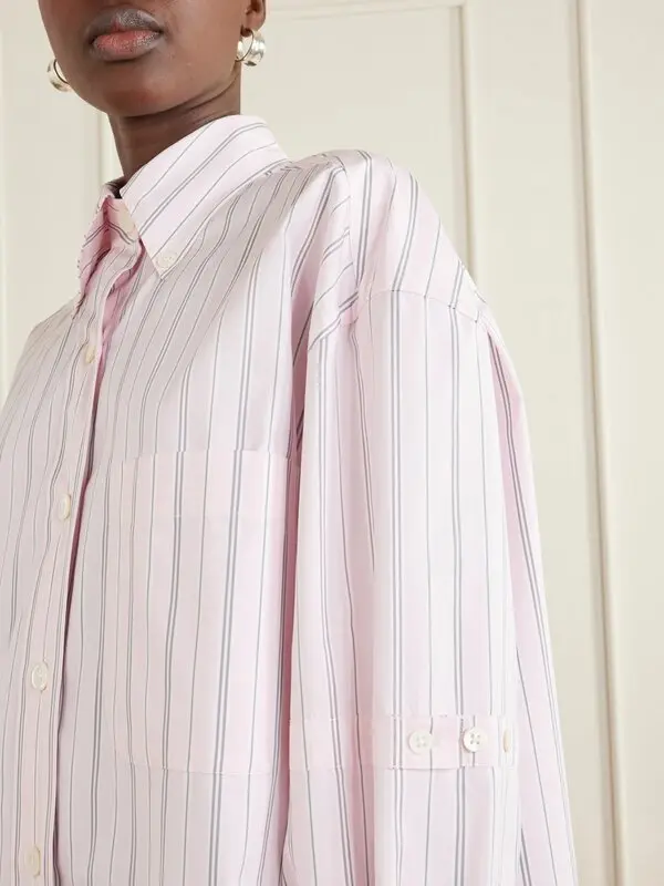 Thom Browne Striped Cotton-poplin Shirt