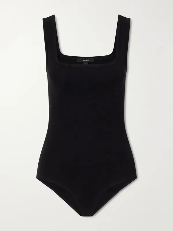 THE PARK Shan Stretch-jersey Bodysuit - Black