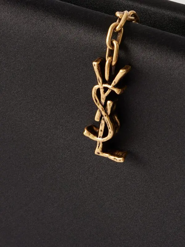 Saint Laurent Evening Satin Clutch