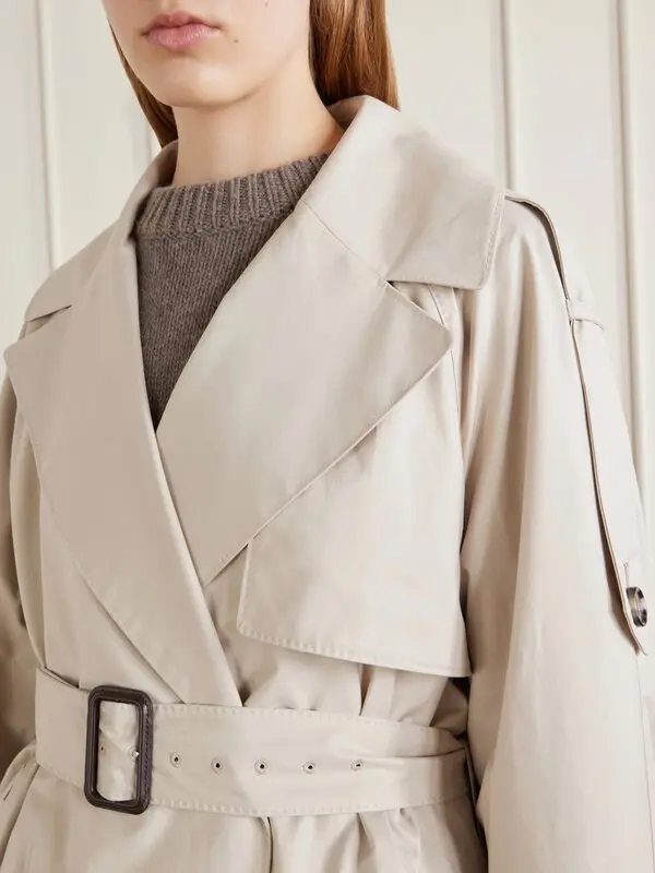 Max Mara Cotton-blend Twill Trench-coat