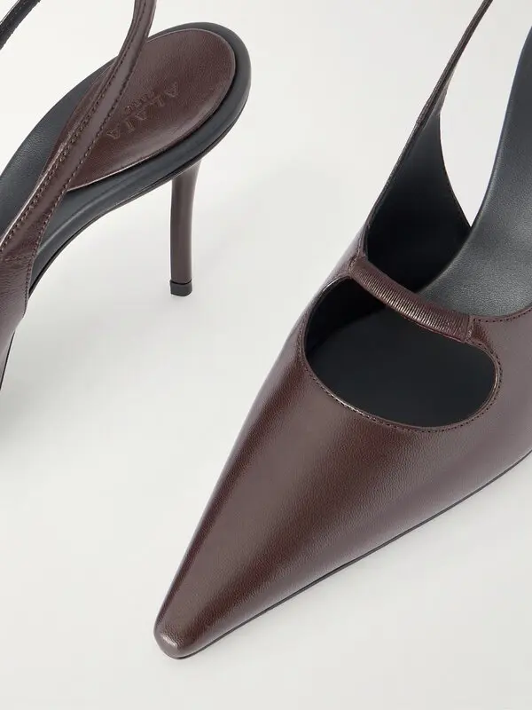 Alaïa Drop 90 Slingback Pumps