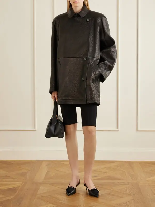 Magda Butrym Textured-leather Jacket