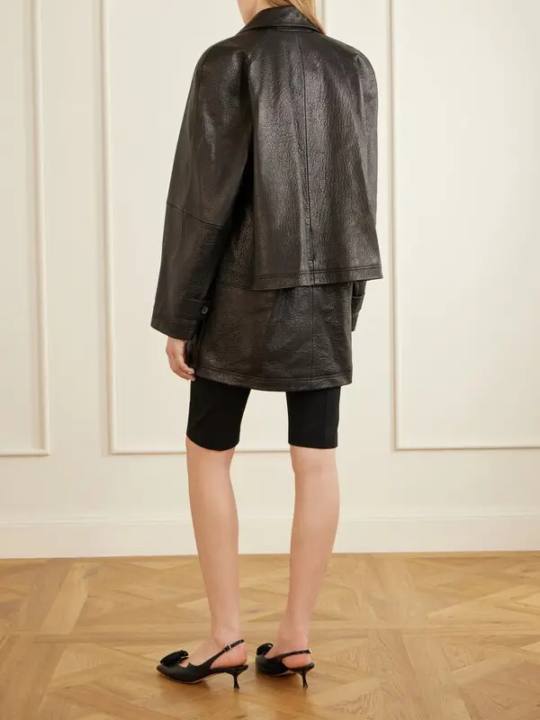 Magda Butrym Textured-leather Jacket