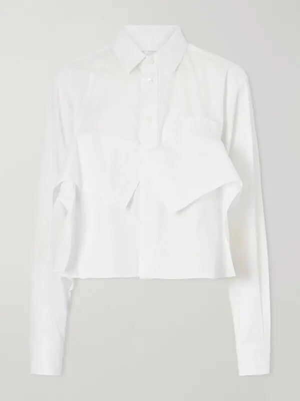 Sacai Poplin Shirt - Neutrals