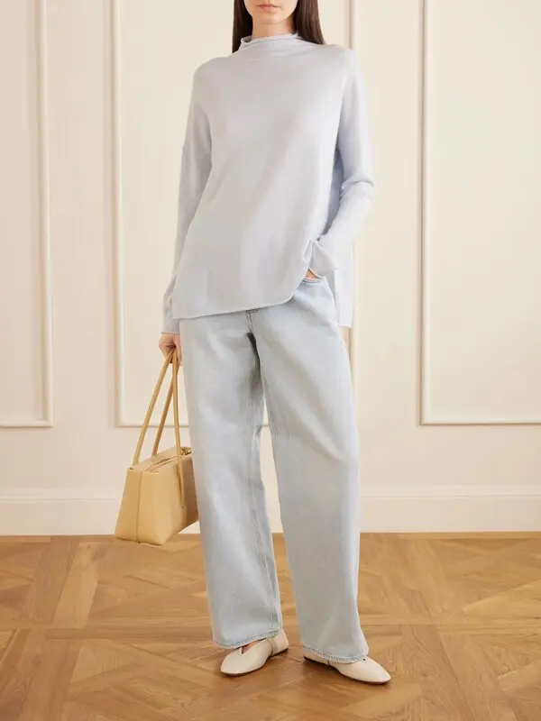 ALLUDE Cashmere Turtleneck Sweater