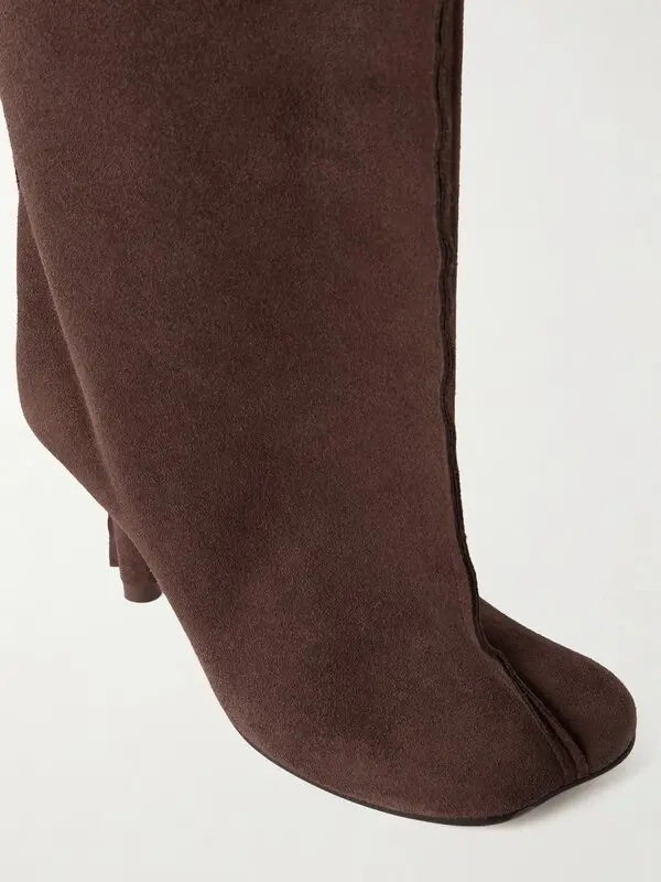 MAISON MARGIELA Suede Knee-high Boots