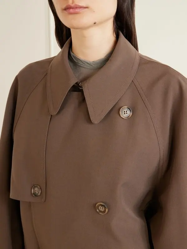 MAISON MARGIELA Belted Distressed Gabardine Jacket