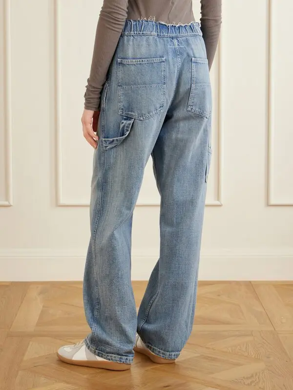 MAISON MARGIELA Distressed Wide-leg Jeans