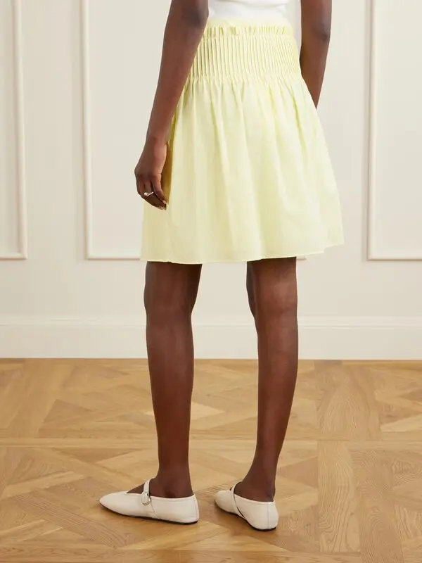 SIR. Rochelle Pintuck Cotton Midi Skirt