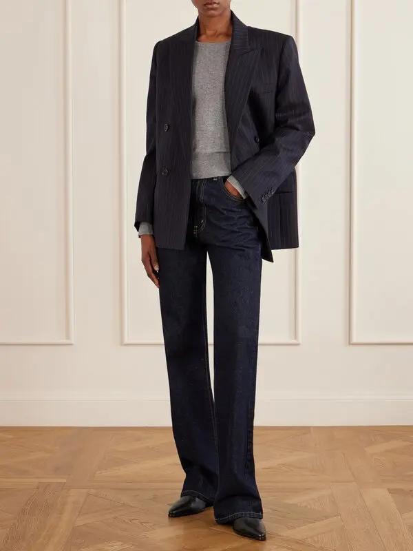 NILI LOTAN Leston Wool-blend Blazer