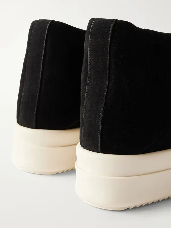 Rick Owens Suede Platform Sneakers