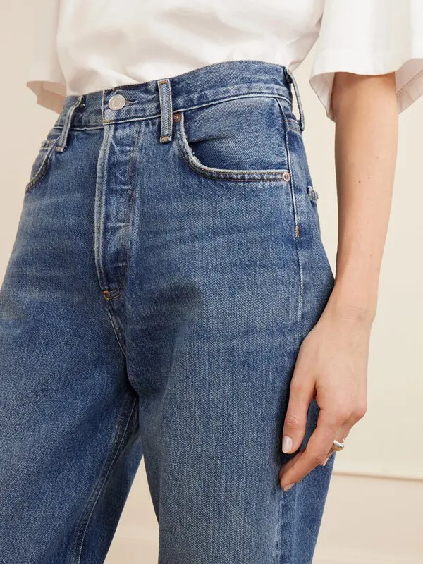 AGOLDE Ren Long High-rise Wide-leg Jeans