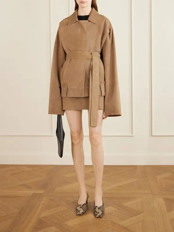Khaite Alder Suede Jacket