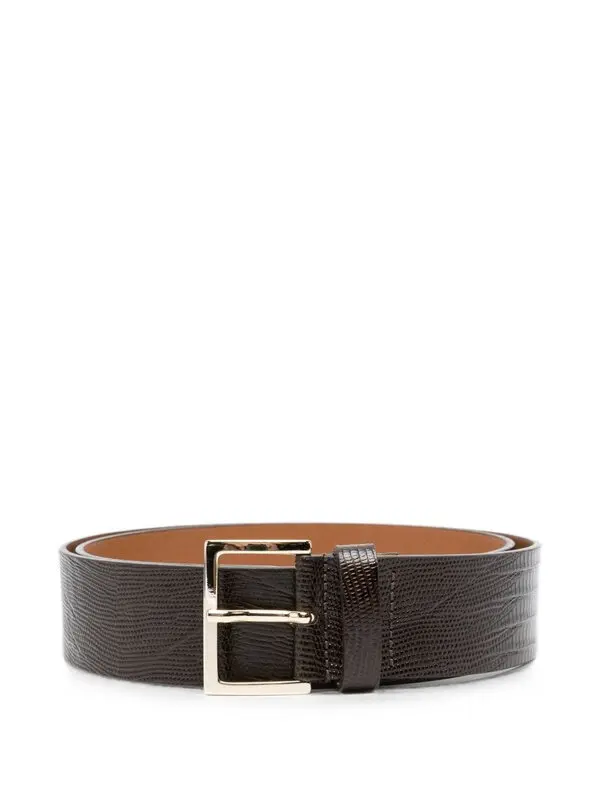 ALYSI Leather Belt - Brown