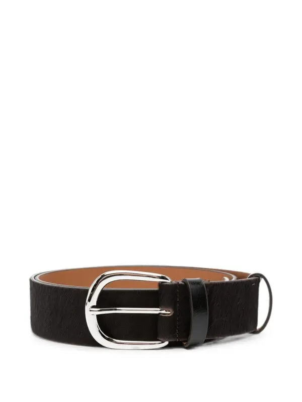 ALYSI Leather Belt - Brown