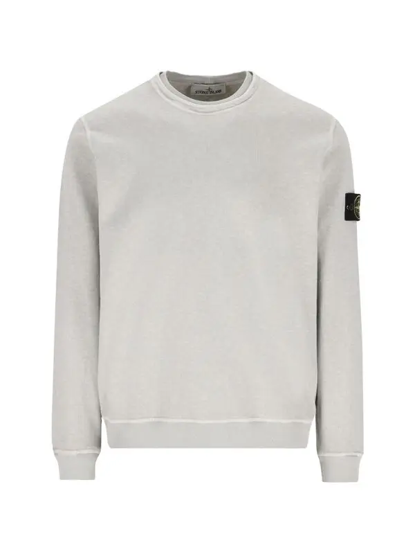 Stone Island Old Effect Sweatshirt - Grey