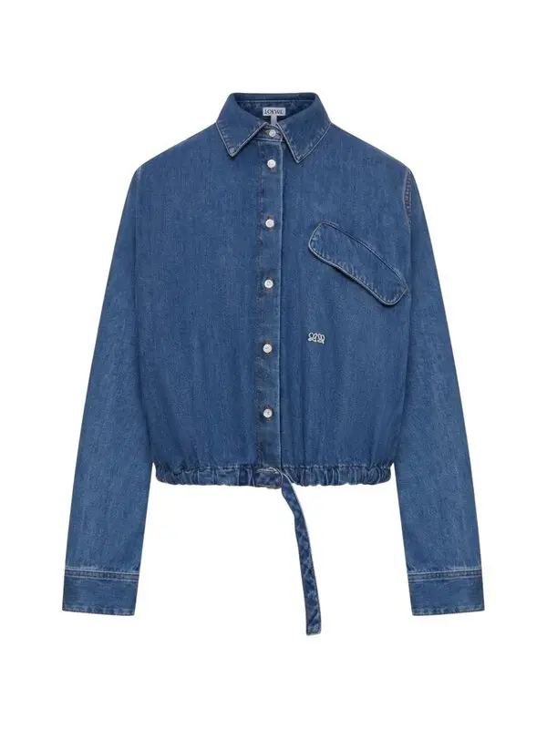 Loewe Denim Cotton Shirt - Blue