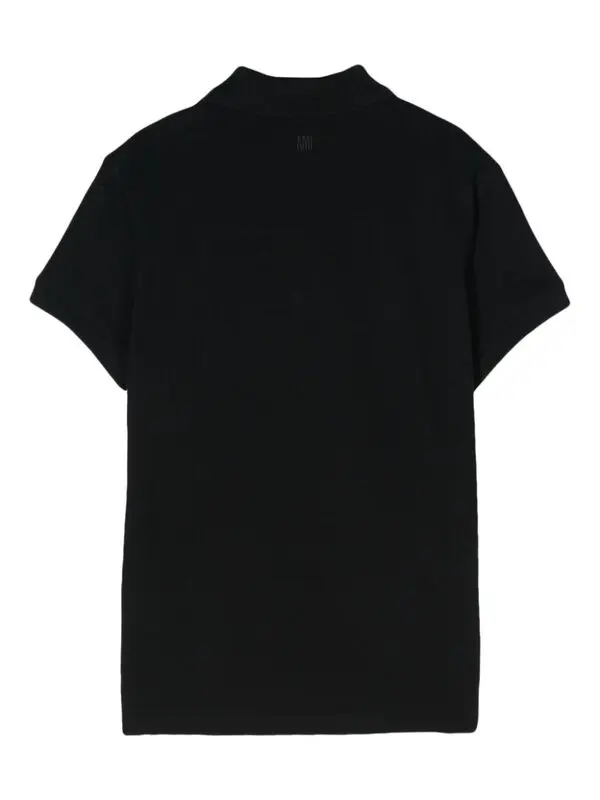 AMI Paris De Coeur Cotton Polo Shirt