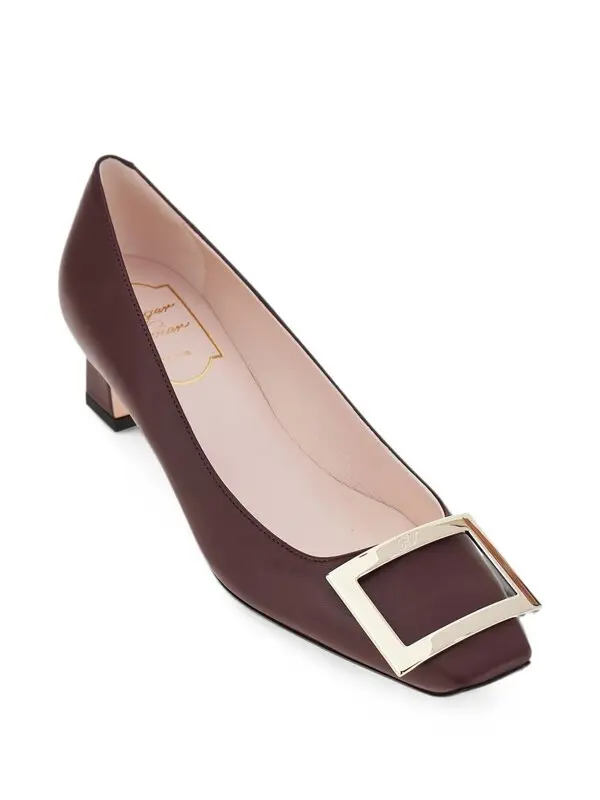 ROGER VIVIER Trompette Leather Pumps