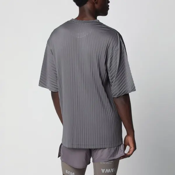 Satisfy Auralite Pleated T-shirt In Granite - Grey