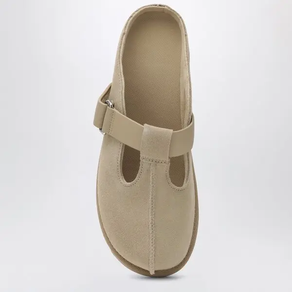 UGG Goldenstar Hi Suede Clogs In Sand