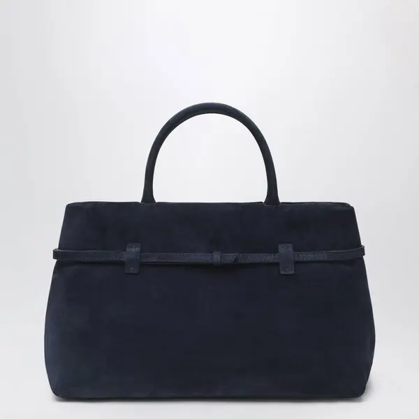 Manu Atelier Le Cambon" Suede Handbag - Blue
