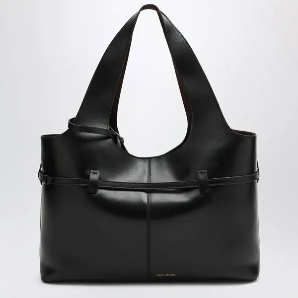Manu Atelier Cambon Cabas Bag - Black
