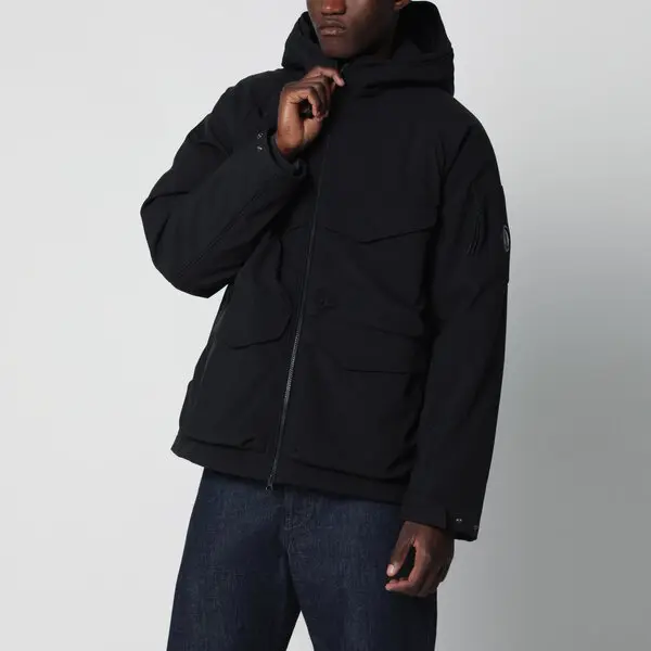 C.P. COMPANY Padded Zip-up Jacket - Black