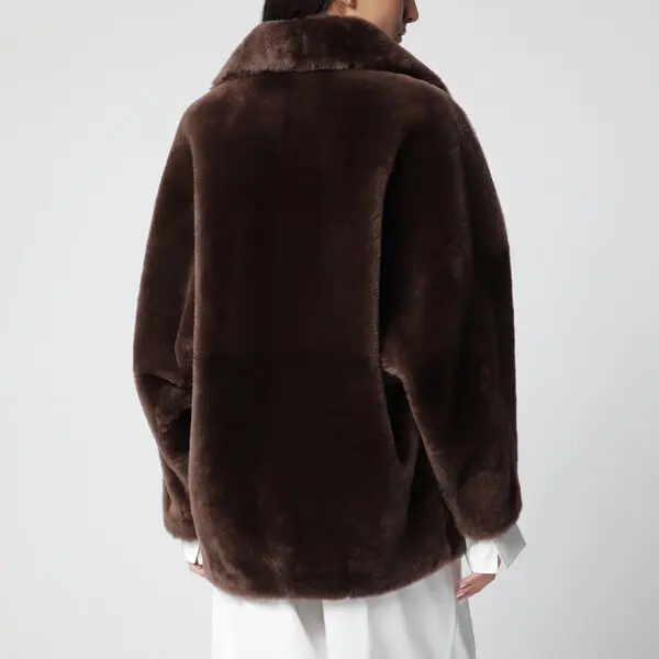 BLANCHA Oak Zip-up Shearling Jacket