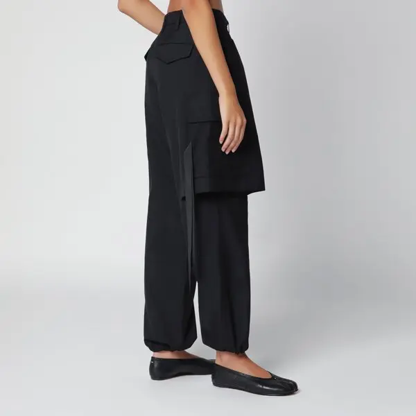 Sacai Wool-blend Cargo Trousers