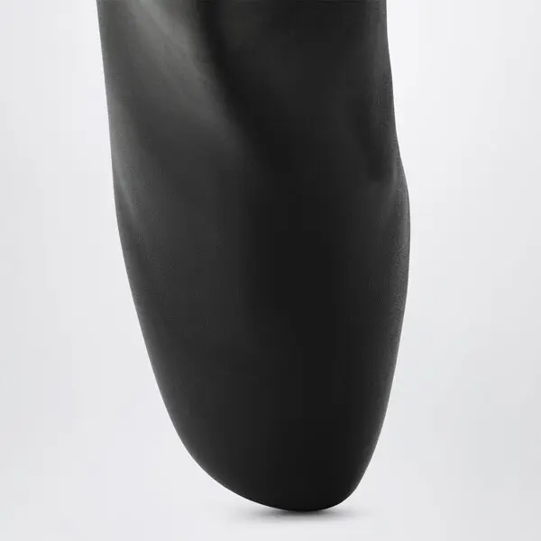 TOTEME Nappa Leather Ankle Boots - Black