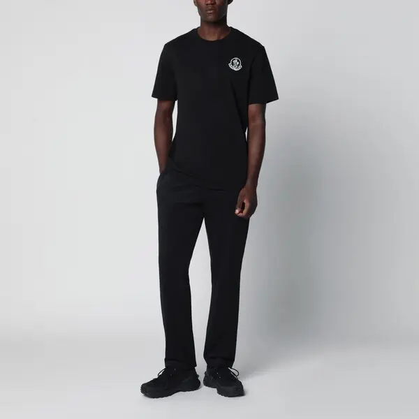 Moncler Jogger Trousers With Logo Patch