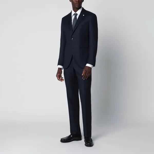 LUIGI BIANCHI Pinstripe Single-breasted Wool Suit